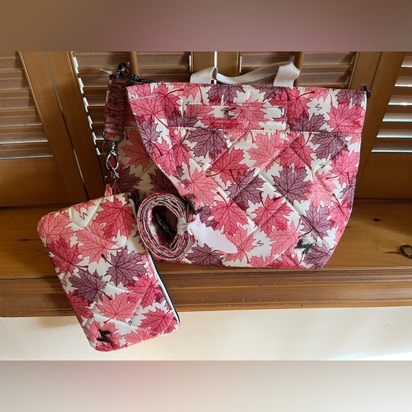lug | Bags | Nwt Lug Tenor 2 Piece Canadian Pride Maple Leaf Quilted ...